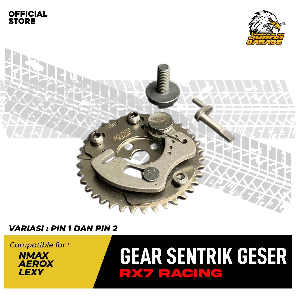 Jual Gigi Sentrik Geser Rx7 Racing Nmax Aerox Lexy Pin 1 Pin 2 | Shopee ...