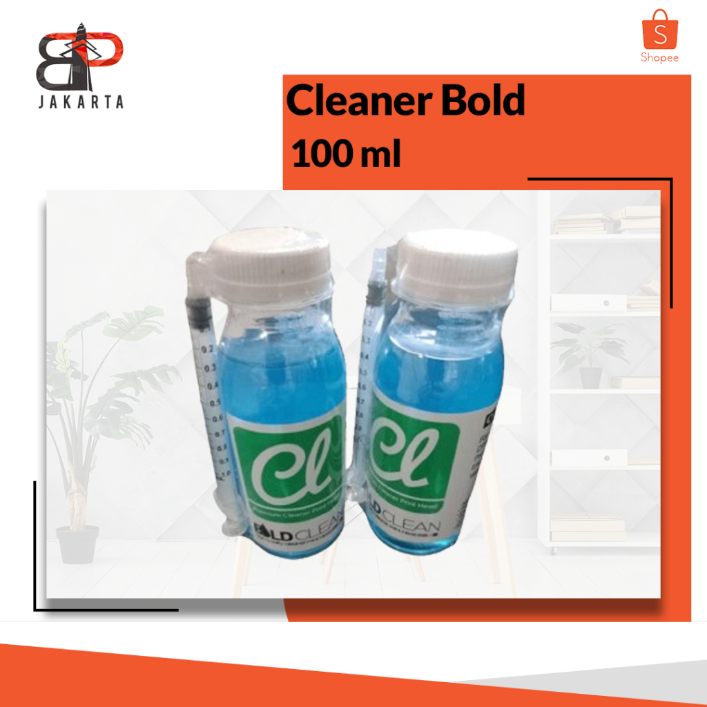 Jual Cleaner Bold Solution Premium DTG | DTF Cairan Pembersih Printer - 100ml | Shopee Indonesia