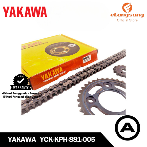 Jual Yakawa Gearset KPH - Paket Rantai dan Gir Motor Honda Supra X 125 ...