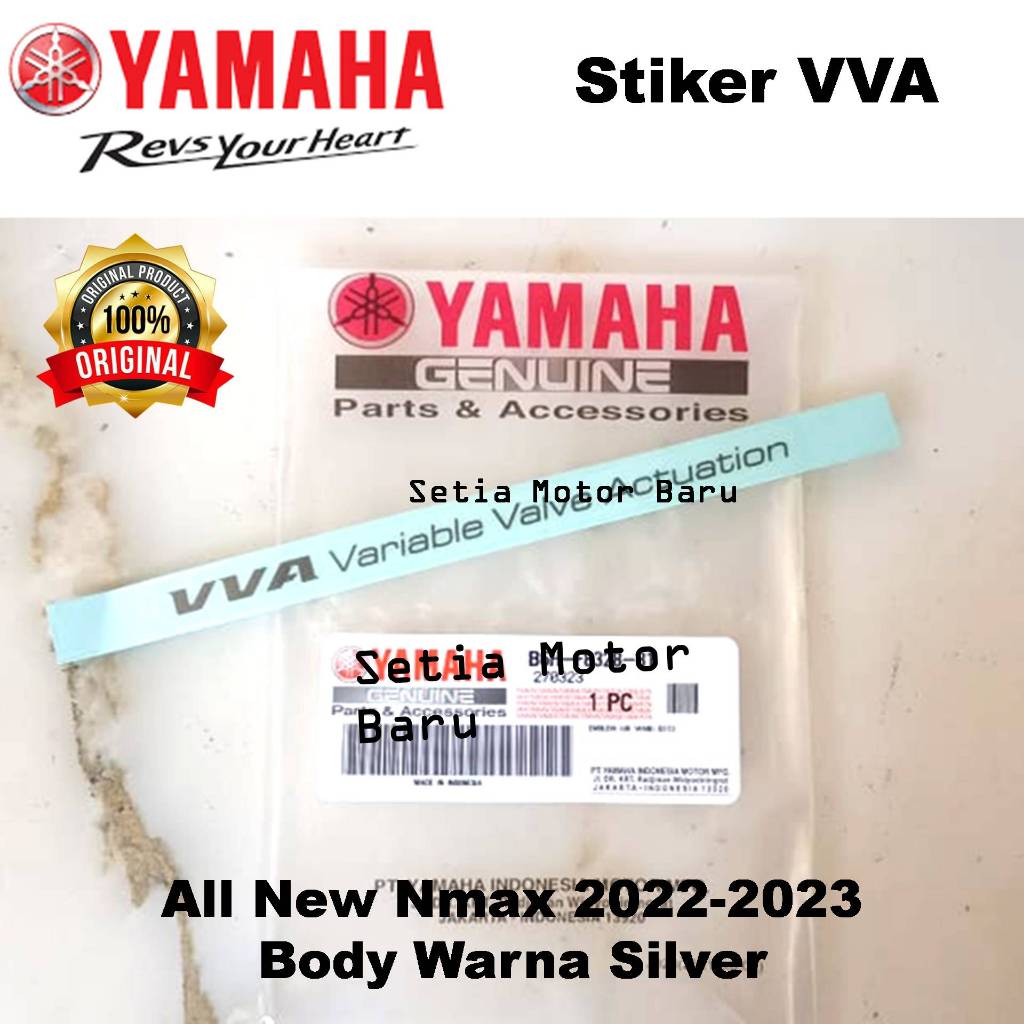 Jual Stiker Logo VVA Variable Valve Actuation Body Silver Motor All New ...