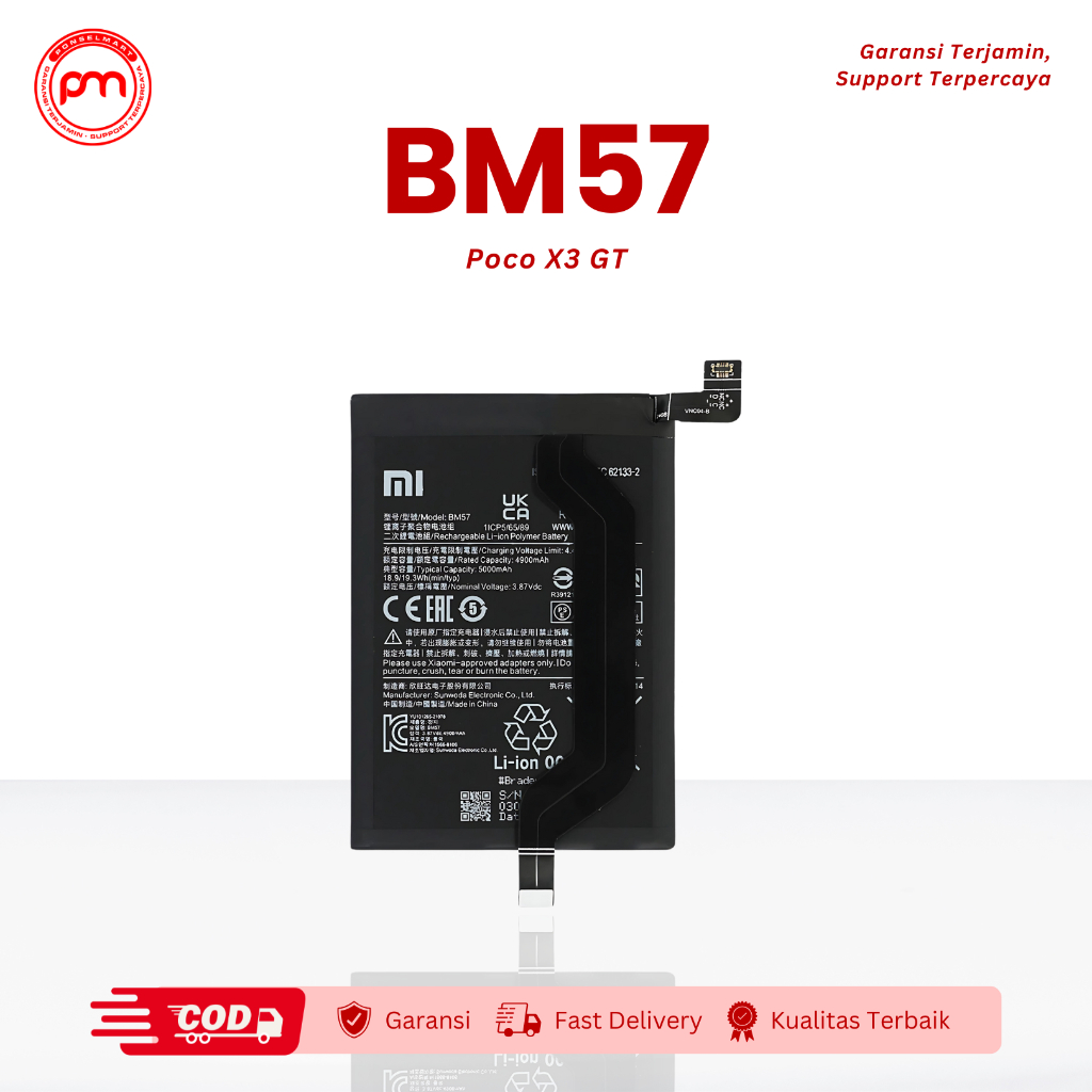 Jual Battery Xiaomi BM57 Poco X3 GT | Shopee Indonesia