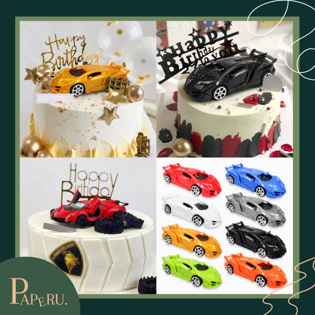 Jual Sport Cars Cake Topper Racing Car Cake Decorations Dekorasi Hiasan ...
