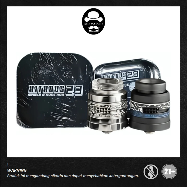 Jual Nitrous RDA 23mm Single/Dual RDA Authentic | Shopee Indonesia