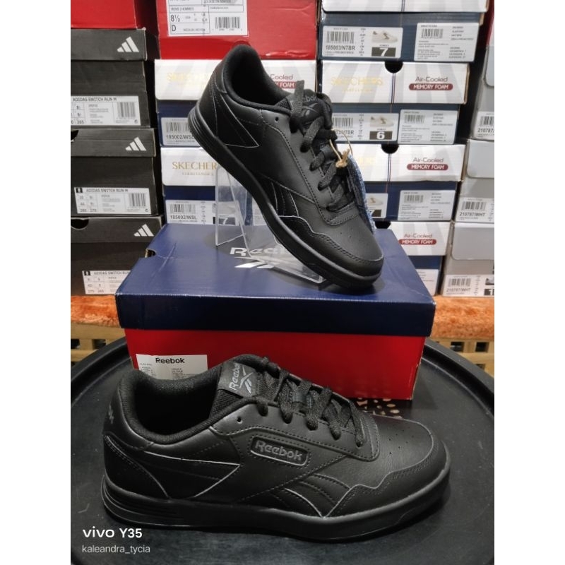 Jual Sepatu REEBOK COURT ADVANCE FULL BLACK | Shopee Indonesia