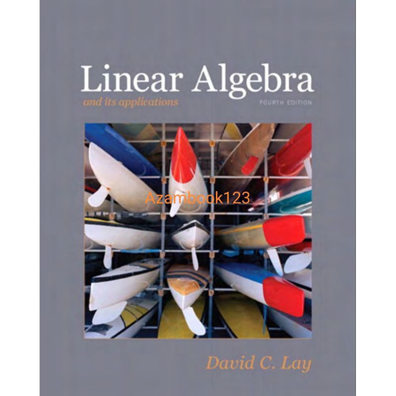 Jual Buku Linear Algebra and Its Applications 4th Edition by David C ...