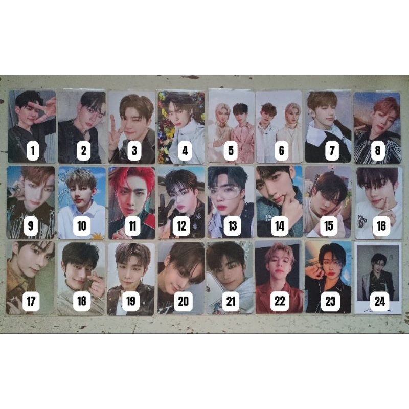 Jual Photocard Official ZB1 Zerobaseone Sung Hanbin Kim Jiwoong Zhang Hao Seok Matthew Kim ...