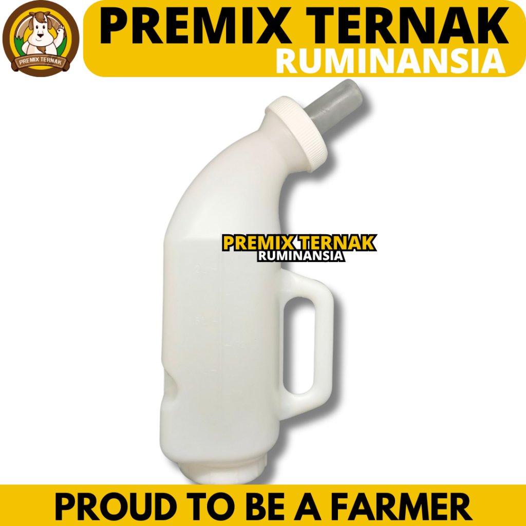 Jual BOTOL DOT SAPI 2.5 LITER PUTIH - BOTOL DOT ANAK SAPI PEDET 2.5 ...