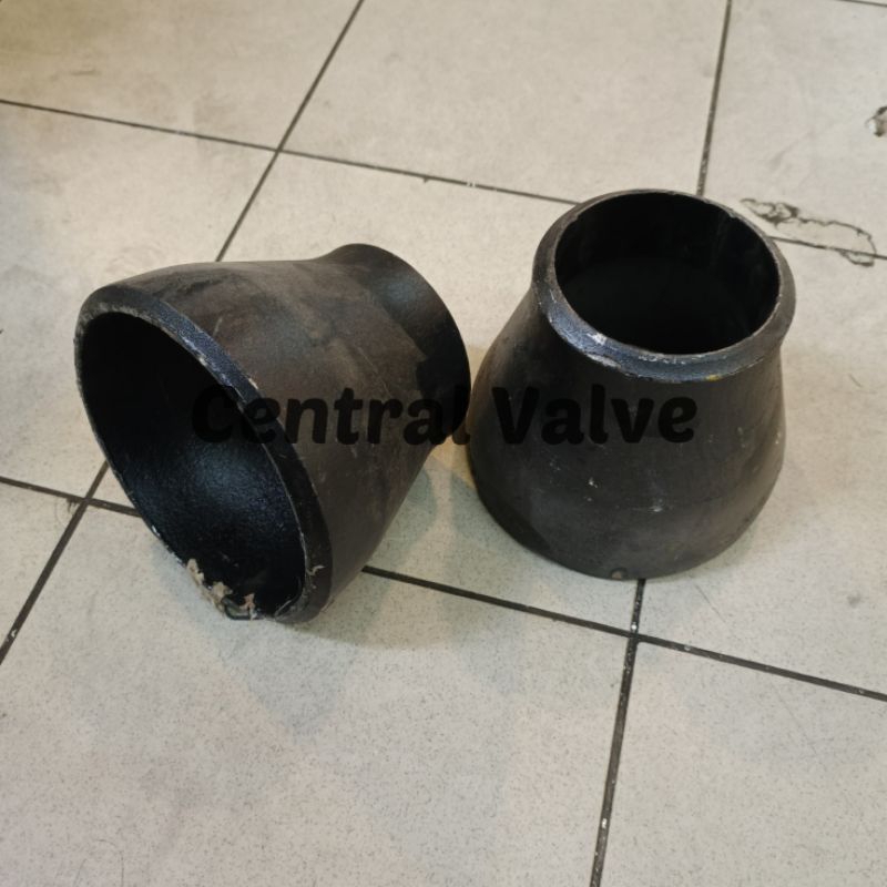 Jual Reducer las besi SCH40 4" x 3" Inch / Reducer las Carbon steel ...