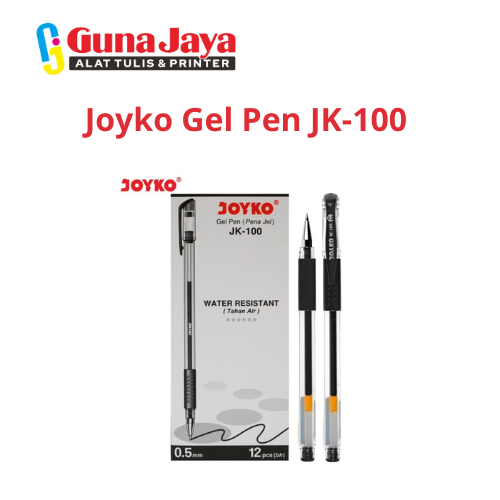 Jual Joyko Gel Pen JK-100 - Pulpen Gel Joyko dengan Tinta Halus dan Warna Cerah untuk Menulis ...