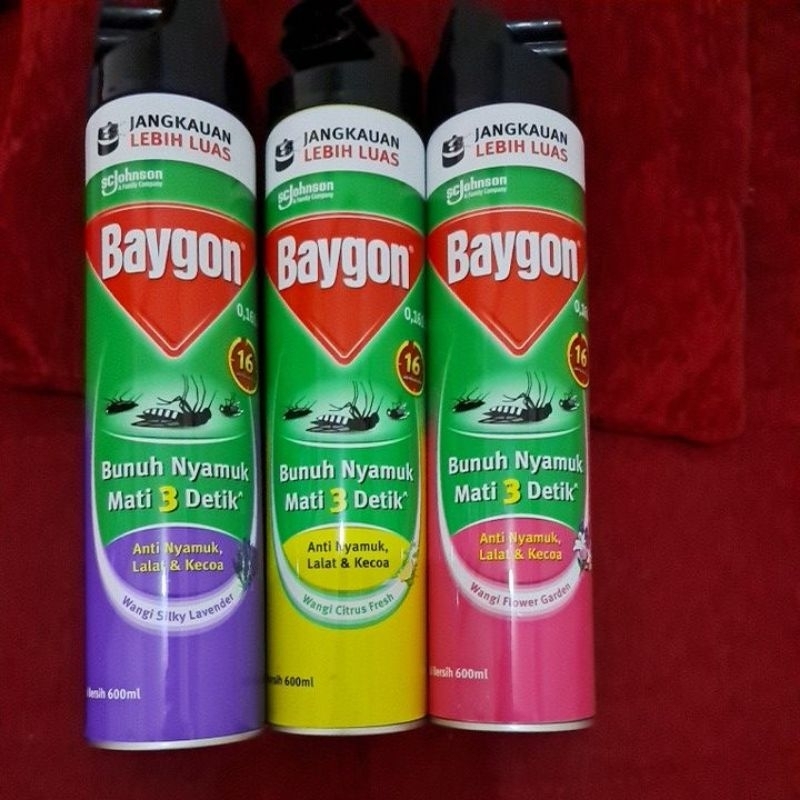 Jual BAYGON AEROSOL 600ML / baygon aerosol 600ml / baygon 600ml ...