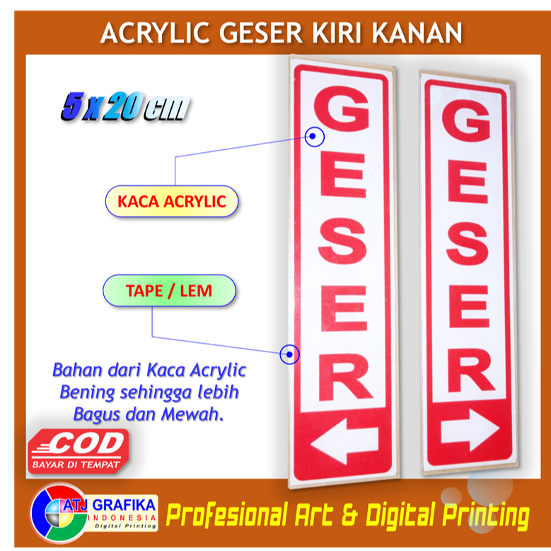 Jual Premium Akirlik geser kanan kiri petunjuk cara buka tutup pintu ...