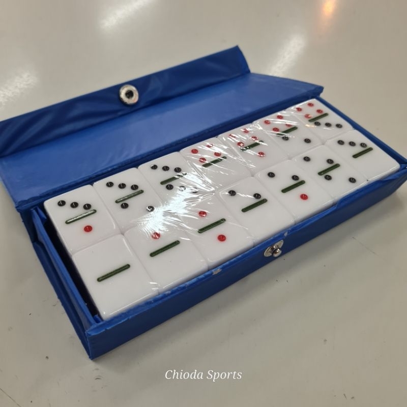 Jual Domino Dominoes Gaple Gapleh Batu Tipis 1 cm 10 mm + Cover ...