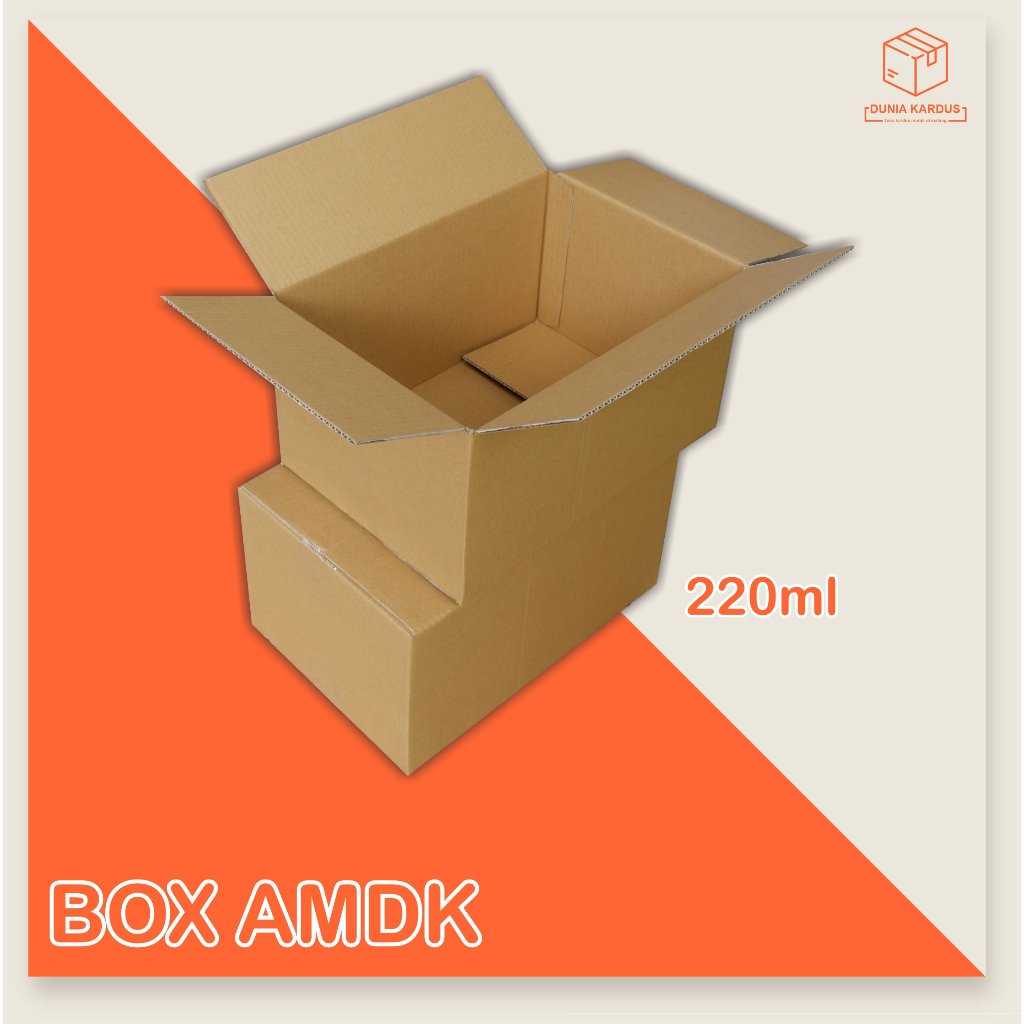 Jual BOX AMDK (220ML) 36x25x20 cm / box sembako / box air mineral/box ...