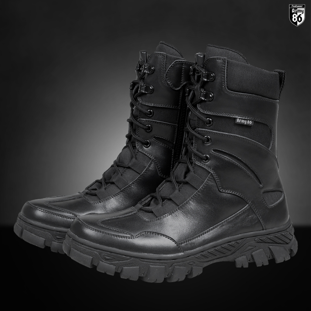 Jual Army86 Sepatu PDL TNI Polri Security Satpam Brimob Satpol pp Pria ...