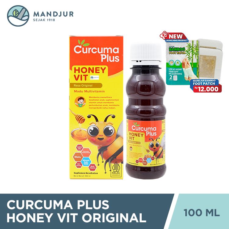 Jual Curcuma Plus Honey Vit Jeruk 100 mL - Madu Multivitamin Anak ...