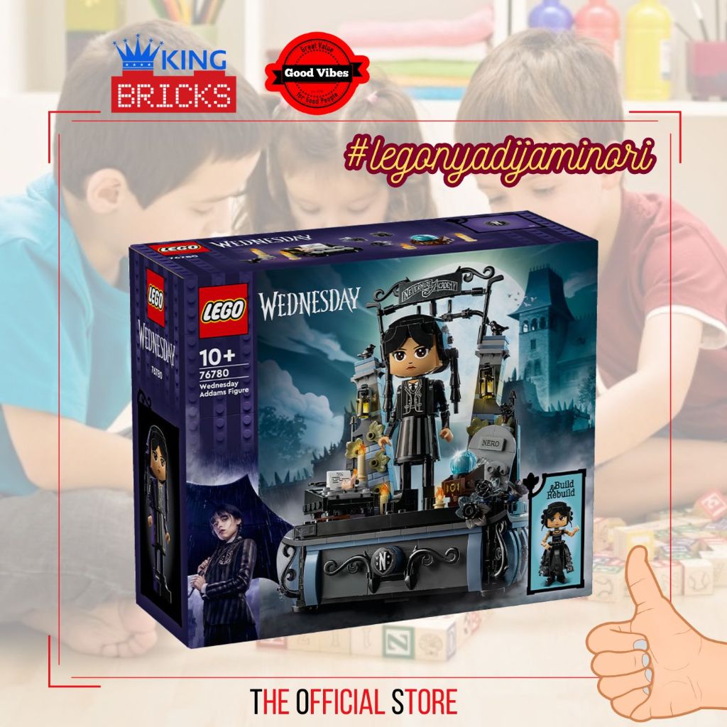 Jual LEGO Original WEDNESDAY 76780 Wednesday Addams Figure - Mainan ...