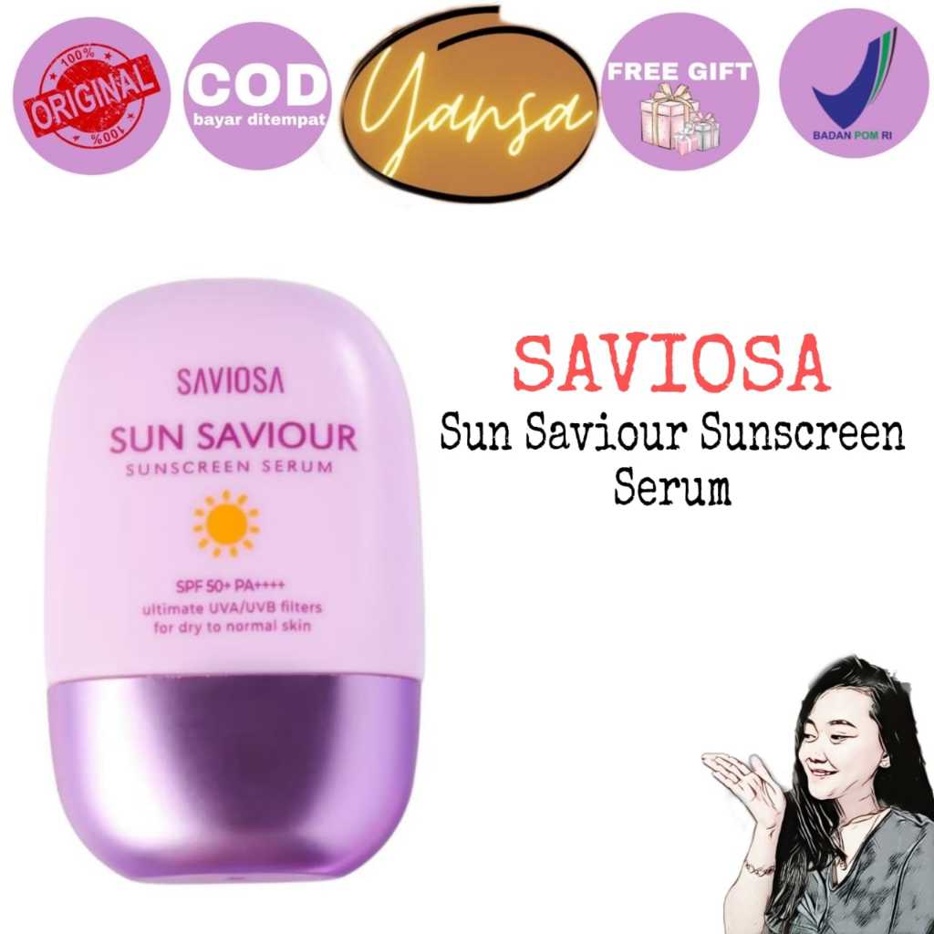 Jual SAVIOSA Sun Saviour 2in1 Suncreen Serum SPF 50+ PA++++ | Shopee ...