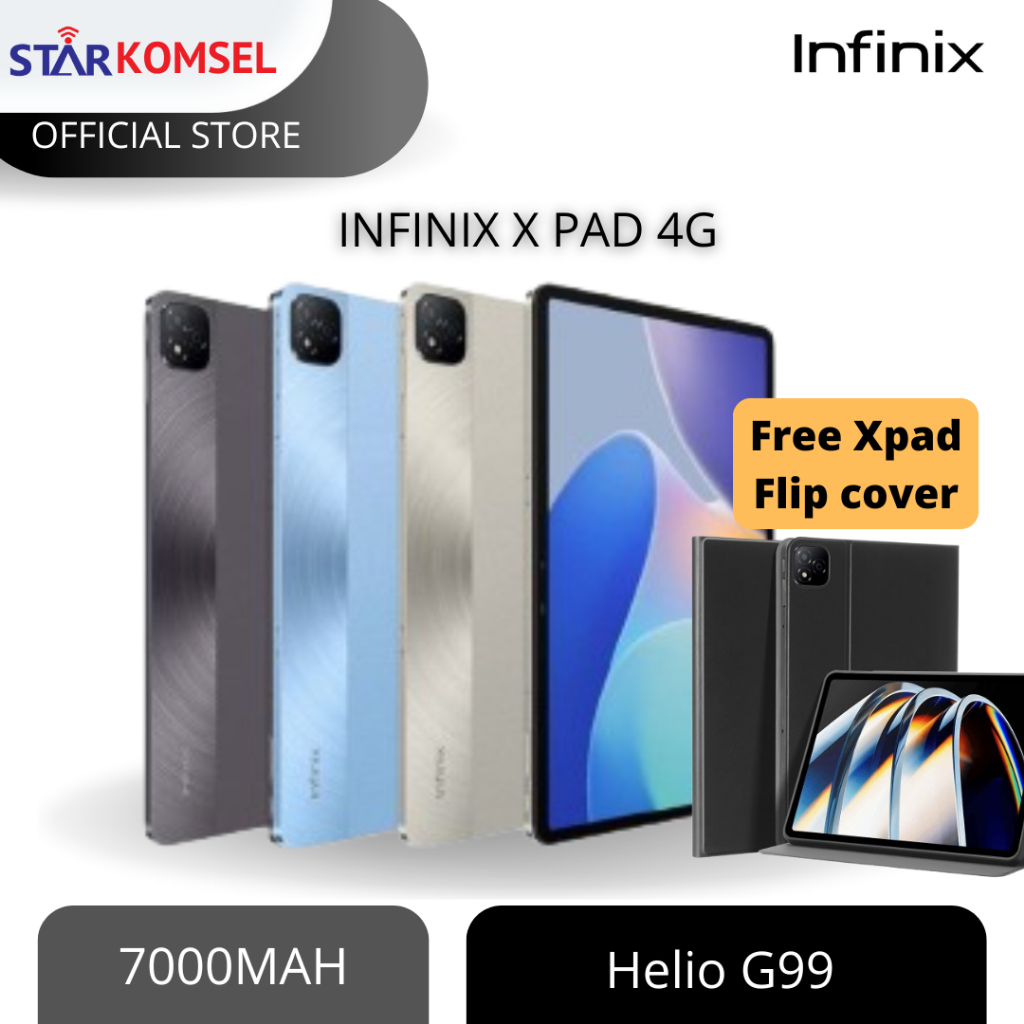 Jual TABLET INFINIX XPAD 4G 4/256 GARANSI RESMI INFINIX INDONESIA ...