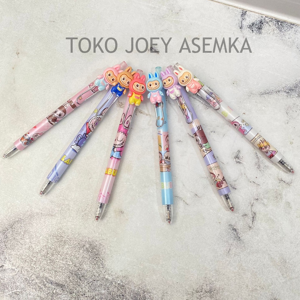 Jual PEN LABUBU RESIN CETEK PENA BOLPEN BALLPOINT MEKANIK LISA ...