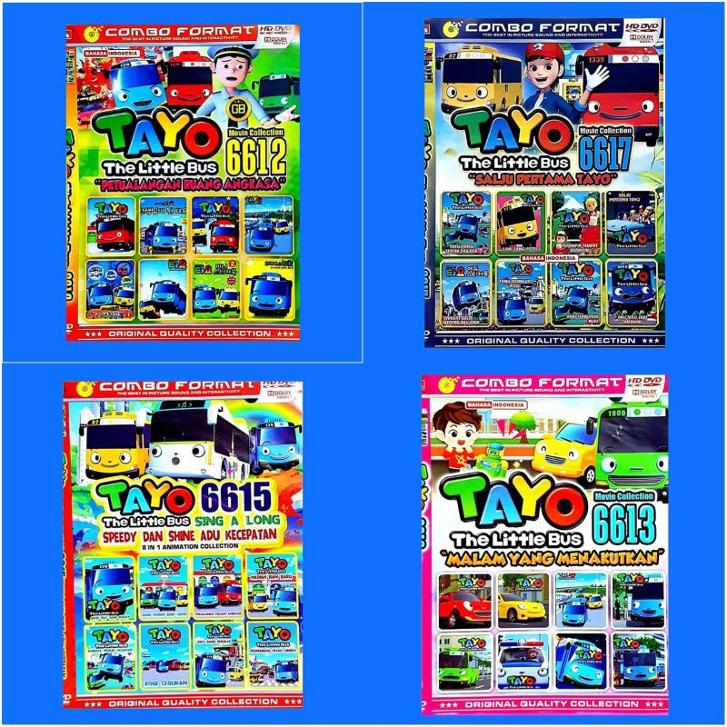 Jual KASET DVD TAYO FULL COLLECTION - DVD BUS TAYO | Shopee Indonesia