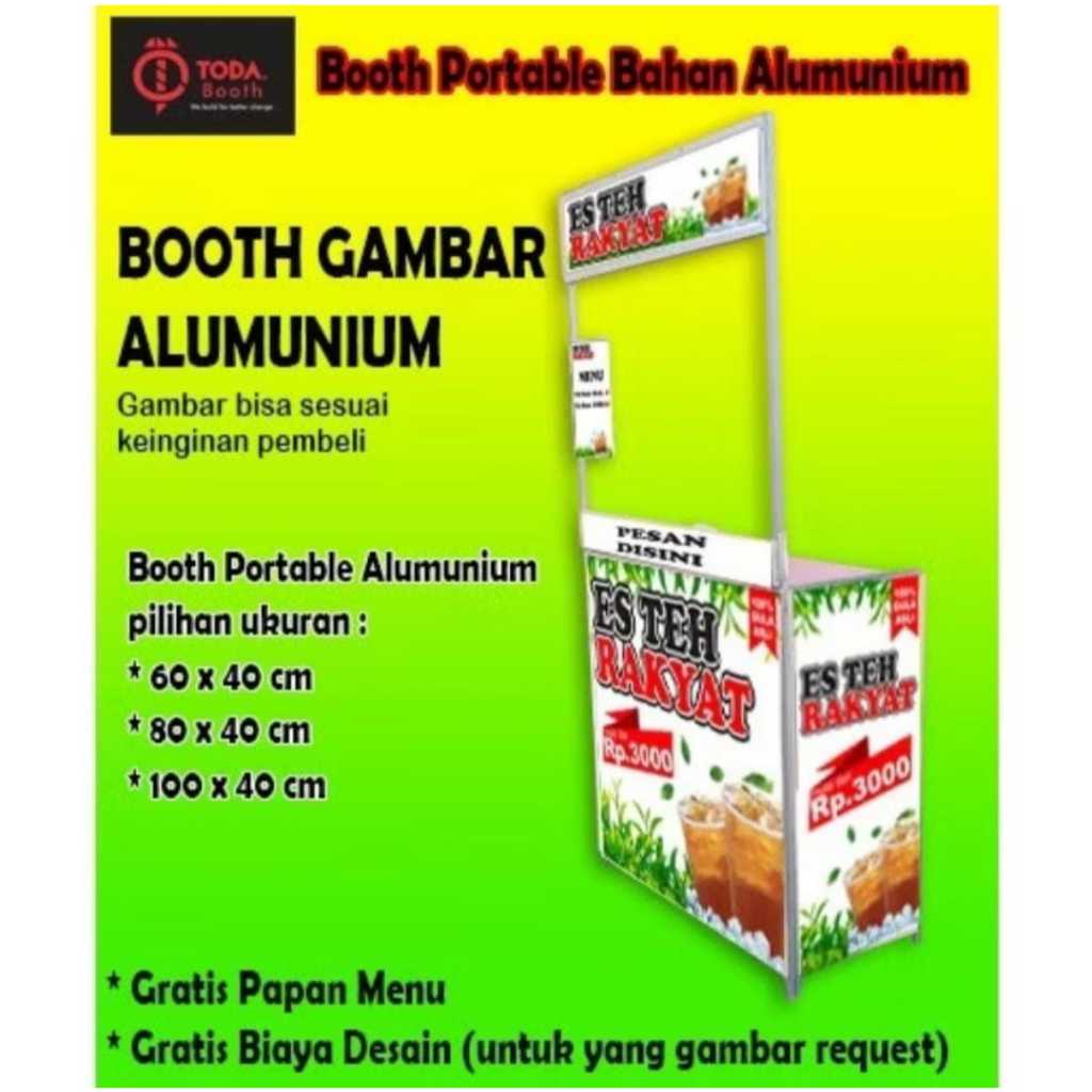 Jual Booth Portable Lipat ALUMINIUM / Booth GAMBAR REQUEST / Booth ...