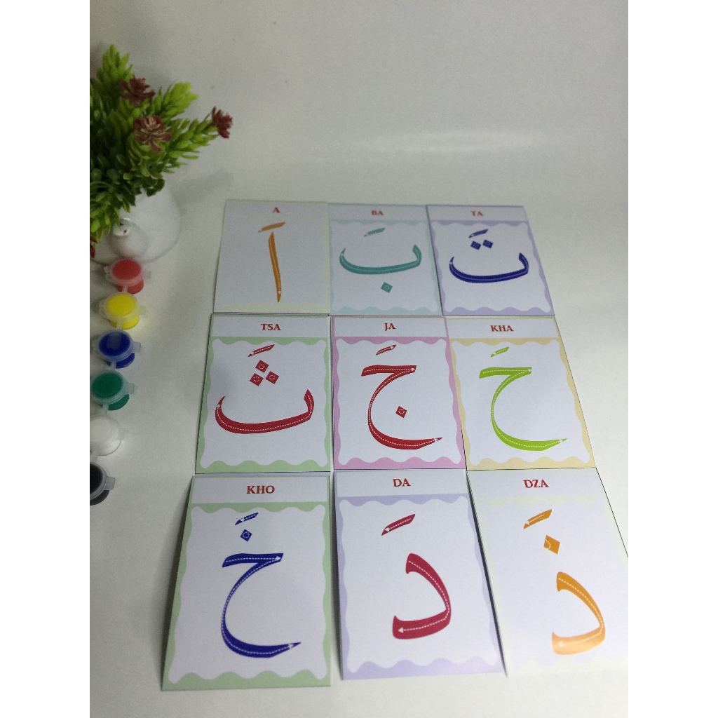 Jual Flashcard huruf hijaiyah dengan HAROKAT, Flash Card, Kartu Pintar ...