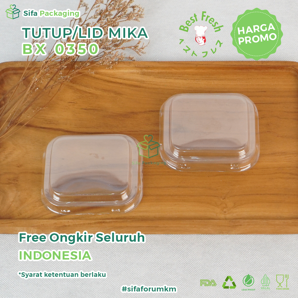 Jual Tutup Mika Alumunium Foil Tray BX 0350 Lid Mika Mini (Tutup Saja) | Shopee Indonesia