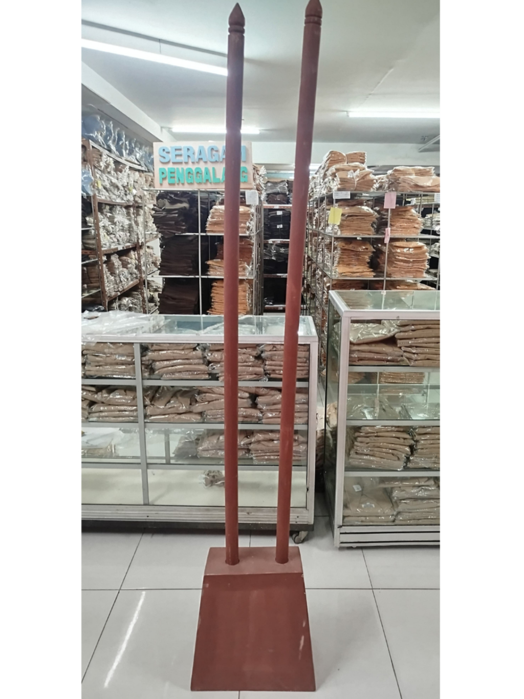 Jual Tatakan Bendera Pataka 2 Lubang Kayu + Panjang Kayu 160 cm ...