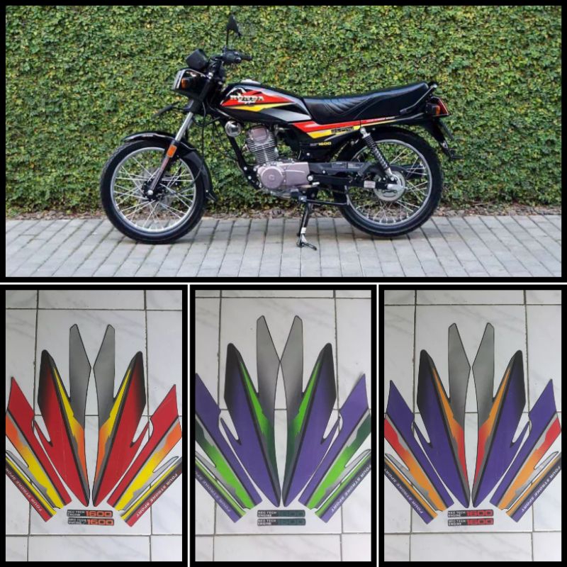 Jual Stiker Striping Lis Les Bodi Motor Honda GL Pro 1997 NEOTECH ...