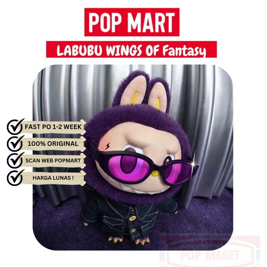 Jual POPMART LABUBU X PRONOUNCE LABUBU WINGS OF FANTASY ORIGINAL (READY ...