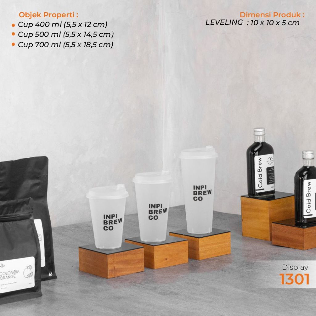 Jual Rak Susun Pajang Ukuran Gelas Kopi Display Leveling - Inpihouse ...