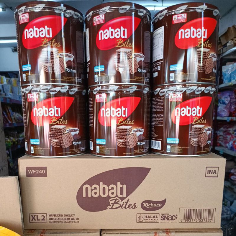 Jual NABATI KALENG 240g sekarton isi 6 NABATI COKLAT NABATI BITES ...