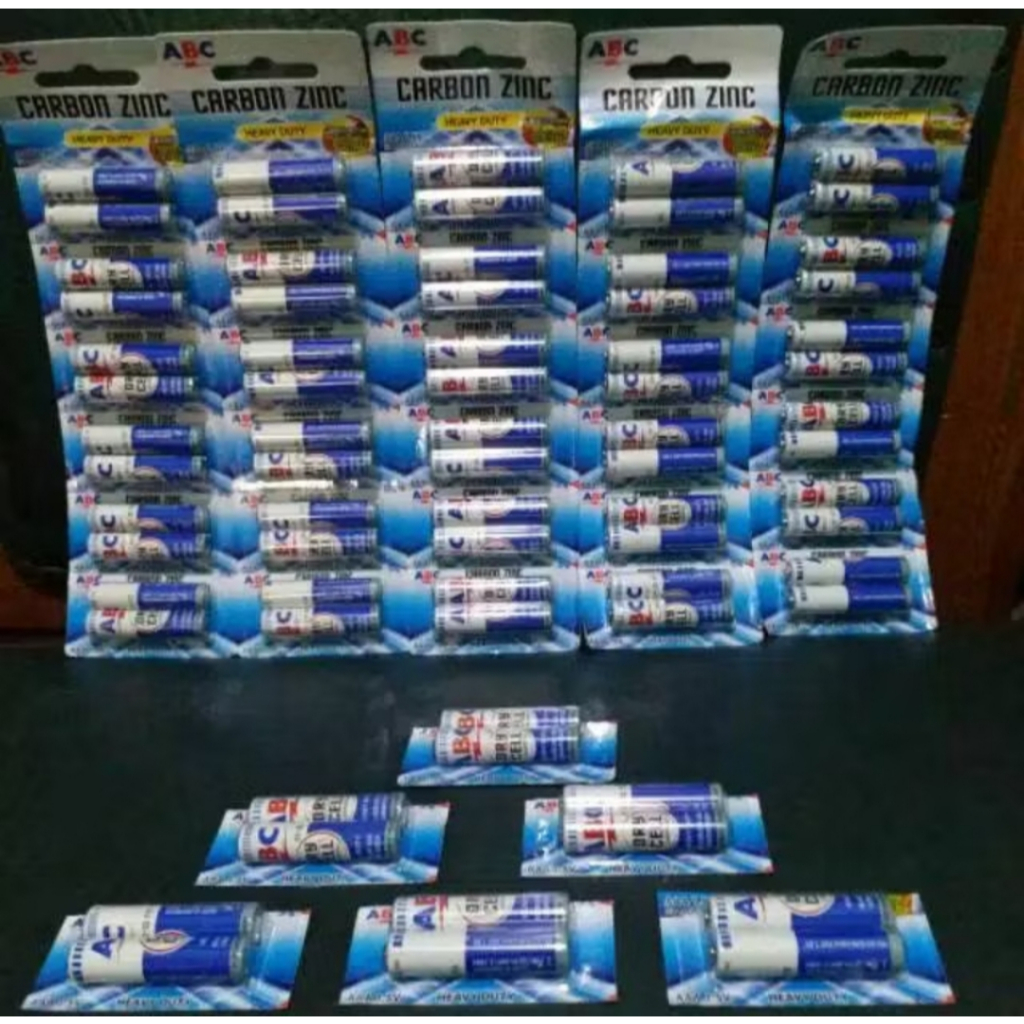 Jual BATERAI ABC BIRU AAA A3/ABC BATTERY BIRU AAA A3 1,5 VOLT HARGA PER ...