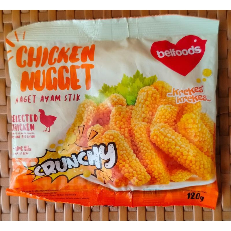 Jual Belfoods Naget Chicken Nugget Ayam Crunchy 120 gram | Shopee Indonesia