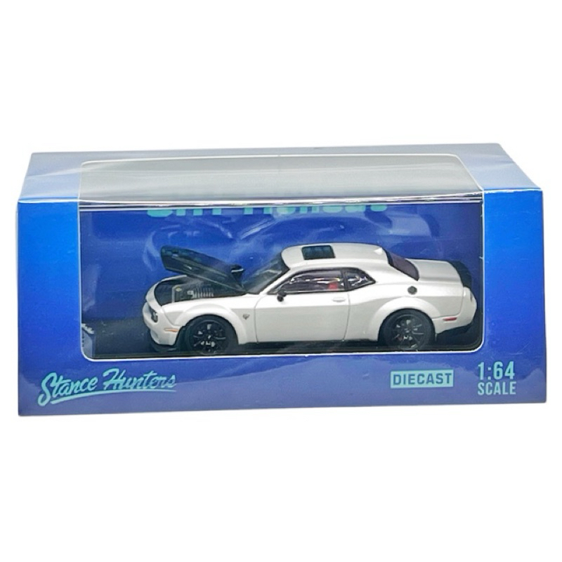 Jual Stance Hunters 64 Dodge SHT Hellcat Open Hood White | Shopee Indonesia