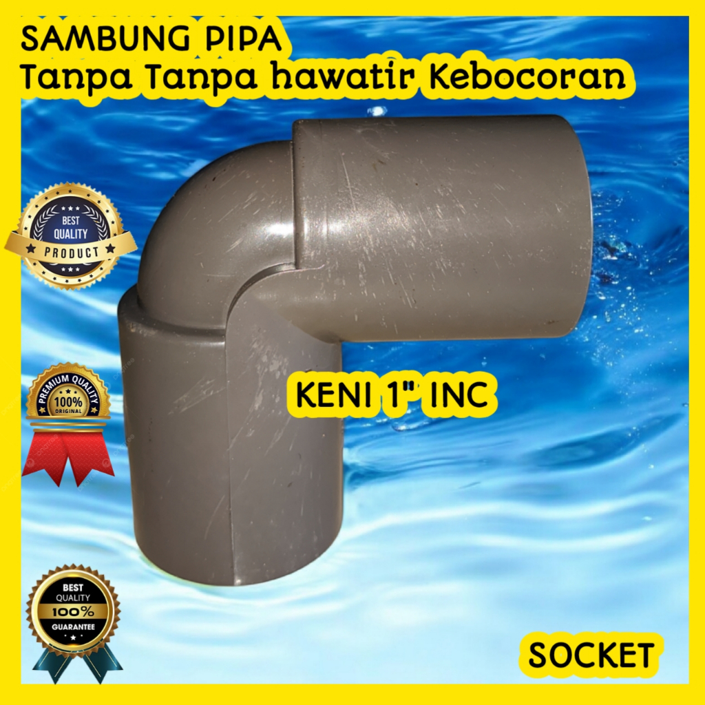 Jual keni 1" inci sambungan pipa bengkok L KENI Peralon kwalits terbaik ...