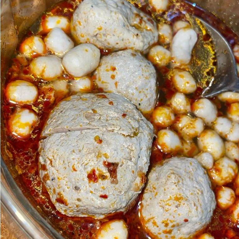 Jual Bakso Ikan Rudal Isi Jando Sinar Bahari, Lengkap Bumbu dan Toping ...