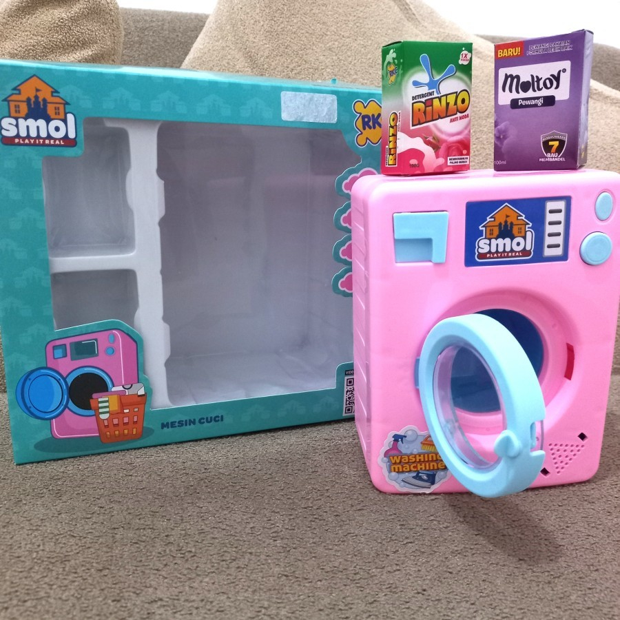 Jual MESIN CUCI MAINAN ANAK MINI / PLAY IT REAL Mainan Anak Mesin Cuci ...