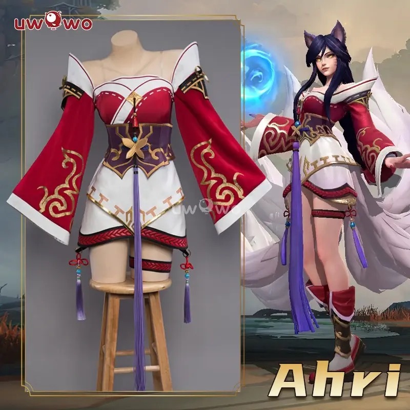 Jual In Stock UWOWO League of Legends/LOL: Ahri Champion Nine Tails ...