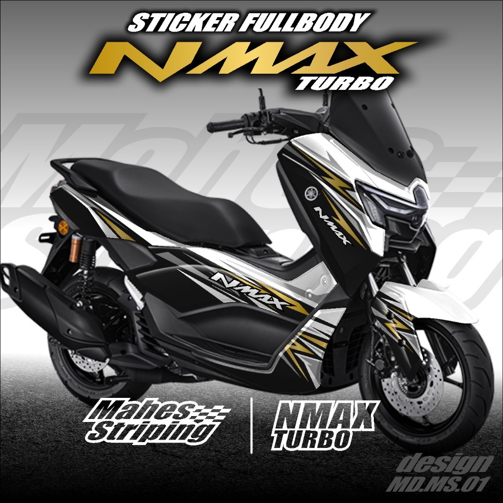Jual (COD) Decal Sticker Yamaha NMAX TURBO - Stiker NMAX NEW 2024 Full ...