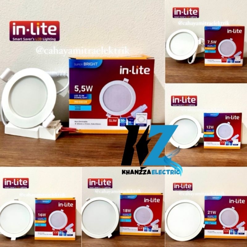 Jual Lampu Dwonlight In Lite / Lampu Plafon Inlite 5,5w 7,5w 12w ...