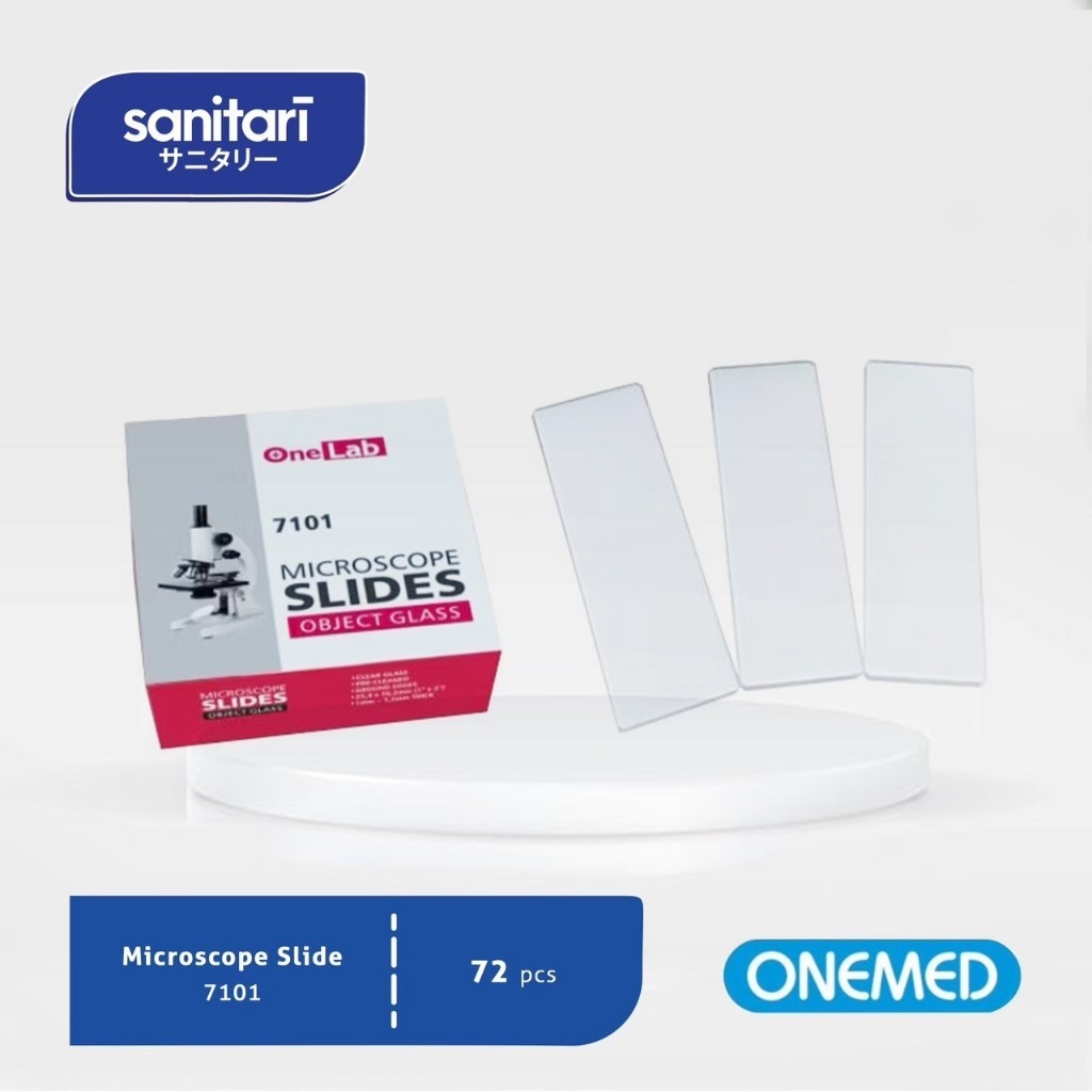Jual Object Glass Onemed 7101 isi 72s Kaca Object Mikroskop Slide Kaca ...