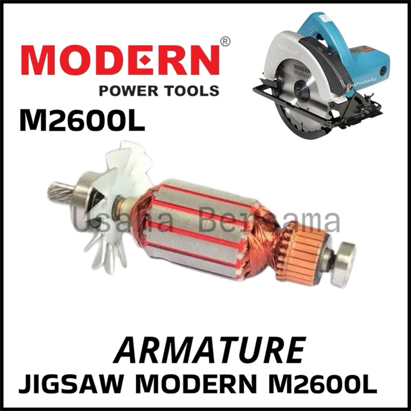 Jual Armature For CIRCULARSAW MODERN M2600L / 2600 / M2600 Angker ...