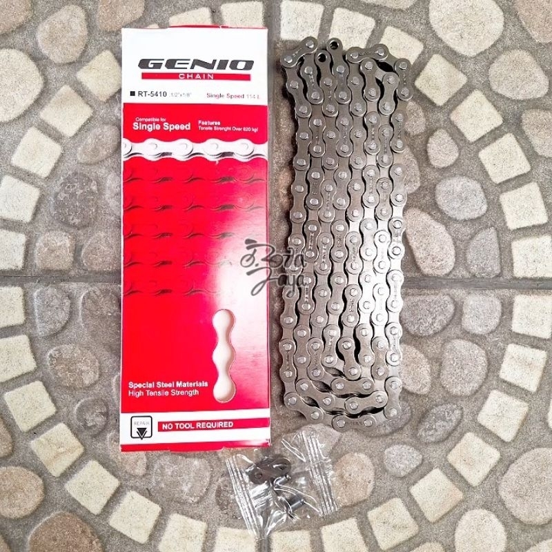 Jual RANTAI SEPEDA BMX GENIO 5410 SINGLE SPEED 114L | Shopee Indonesia