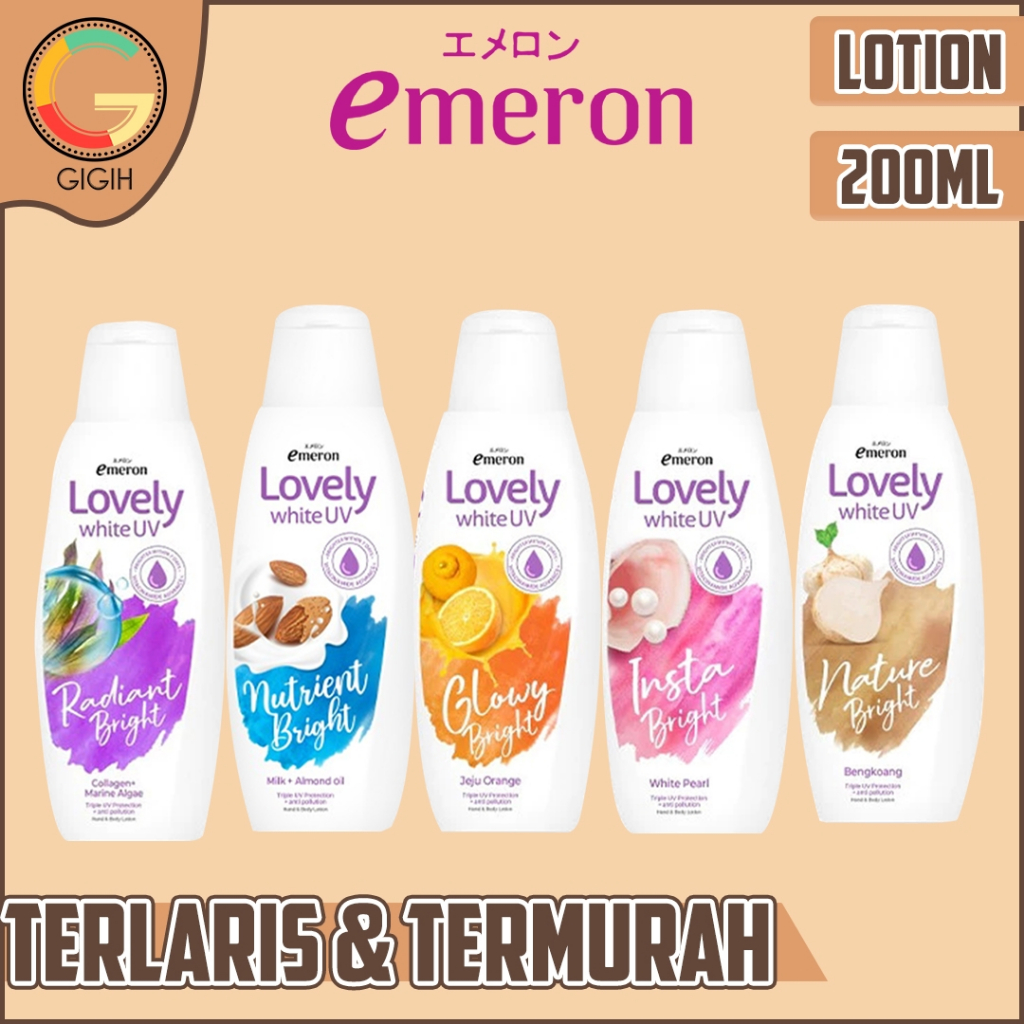 Jual EMERON LOVELY LOTION / HAND & LOTION 200ML ( READY SEMUA VARIAN ) | Shopee Indonesia