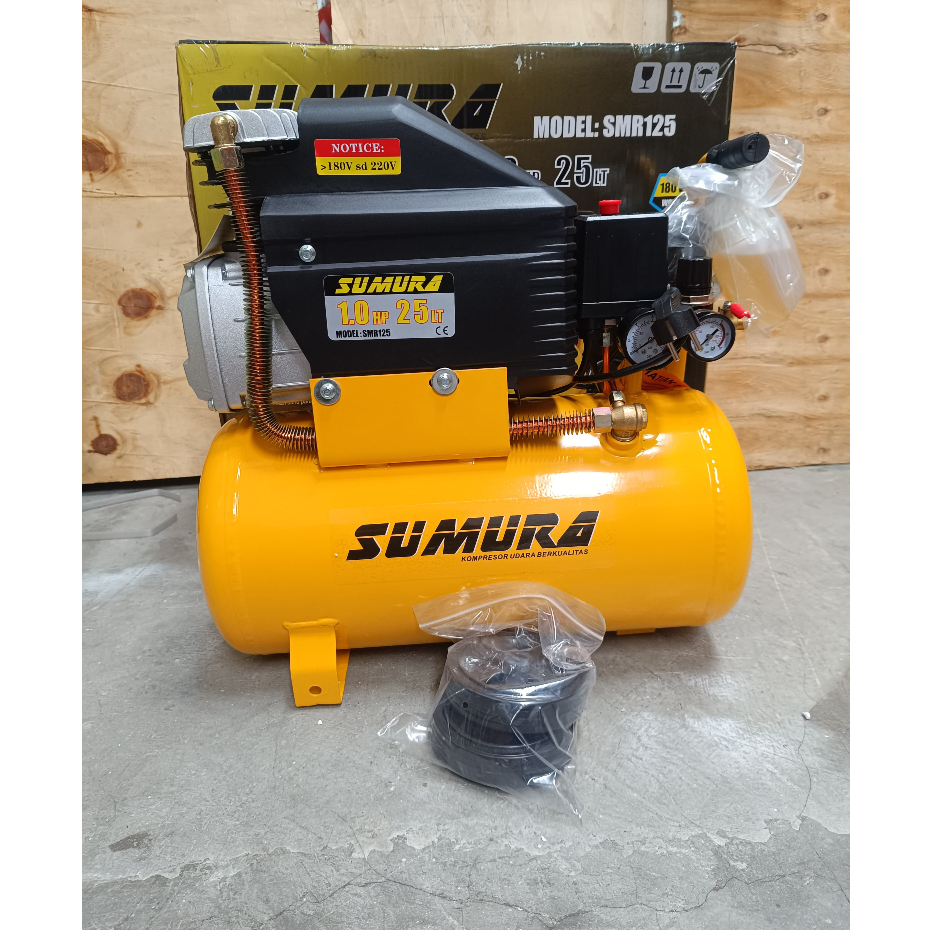 Jual KOMPRESSOR ANGIN SUMURA 0,75 HP/1 HP-AIR COMPRESSOR SUMURA ...