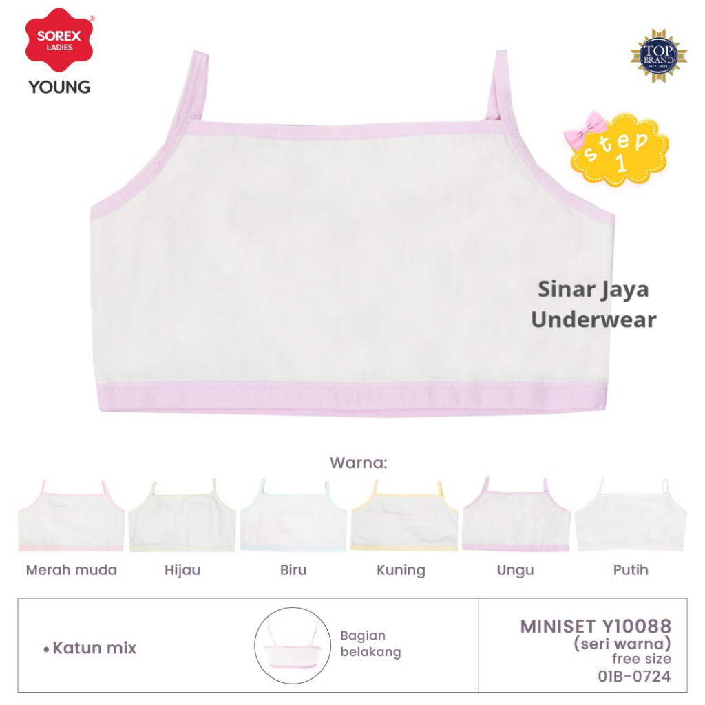 Jual Sorex - Miniset Remaja Step 1 Y10088 (Bahan Katun Mix, Tanpa Kawat ...