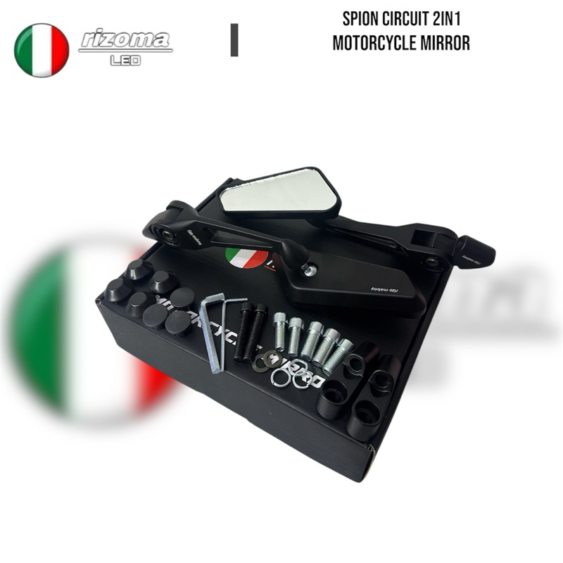 Jual Spion Circuit Rizo-maboy Black Series Kaca Putih 2in1 Spion Jalu ...