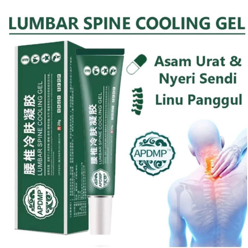 Jual [PAKET 3PCS] LUMBAR SPIN COOLING GEL COMPRES 100% ORIGINAL (cream ...