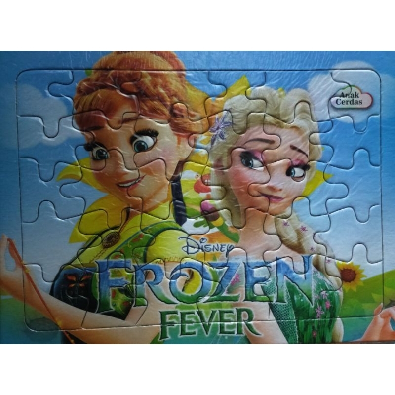 Jual puzzle Anak Pintar Frozen picture gambar karakter princess ela ...